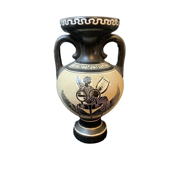 Unbranded | Accents | Greek Amphora Blackfigure Pottery Greek God ...